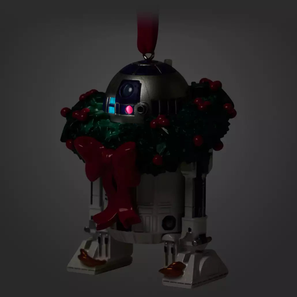 R2-D2 Light-Up and Sound Living Magic Ornament, Star Wars – Mila's Toys